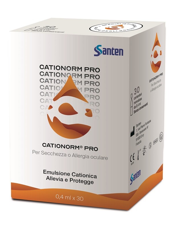 Cationorm pro emulsione oftalmica 30 flaconcini 0.4ml