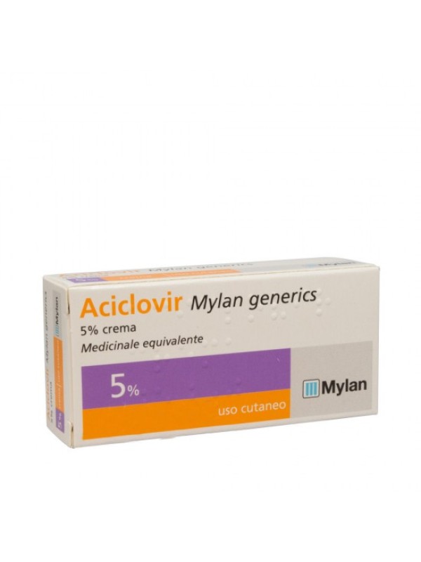 ACICLOVIR (MYLAN GENERICS)*crema derm 3 g 5%