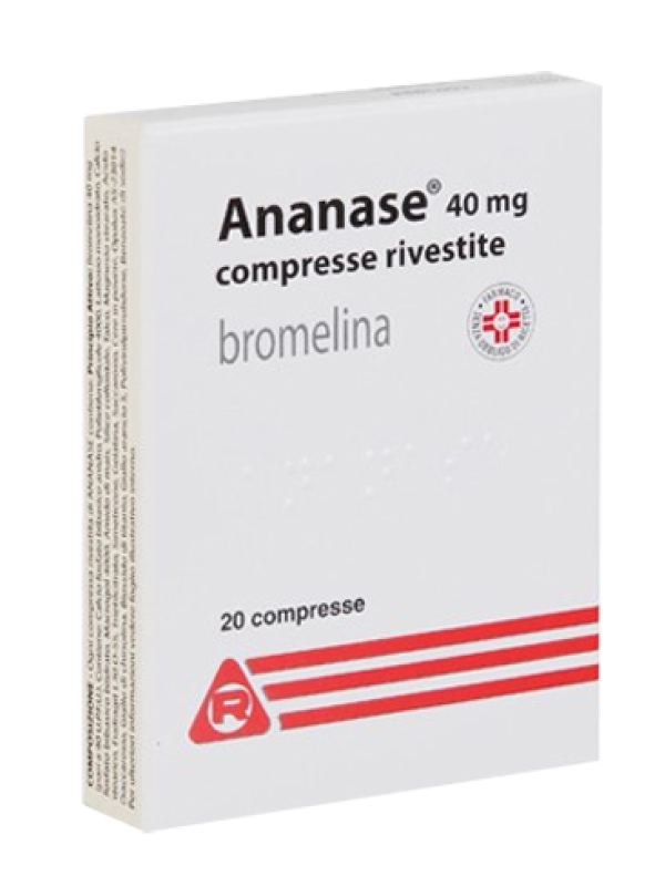 ANANASE*20 cpr riv 40 mg