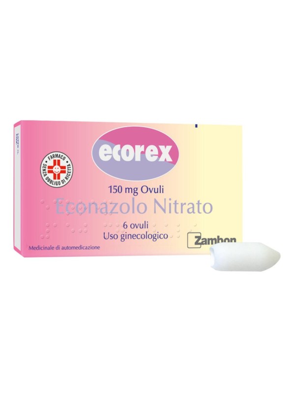 ECOREX*6 ovuli vaginali 150 mg