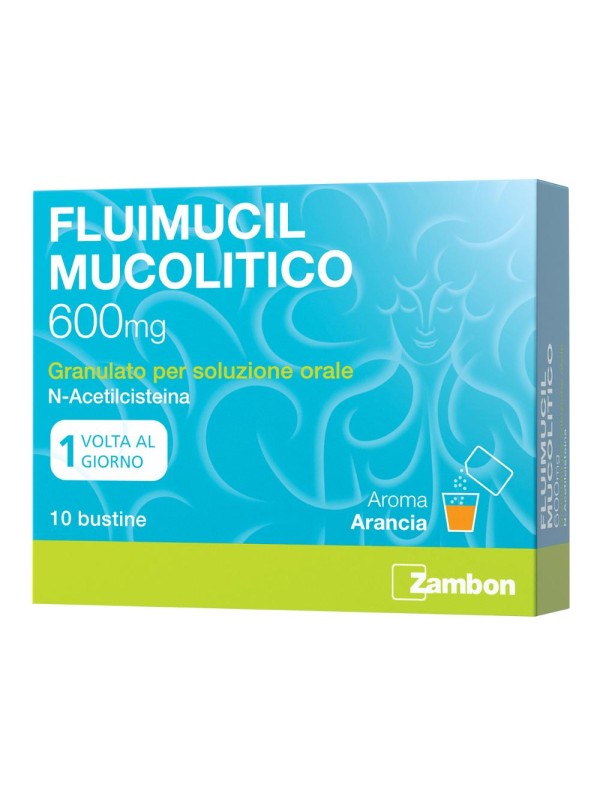 FLUIMUCIL MUCOLITICO*orale grat 10 bust 600 mg